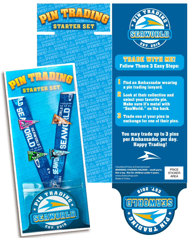 SeaWorld Pin-Trading Logo – JEN GEROSO